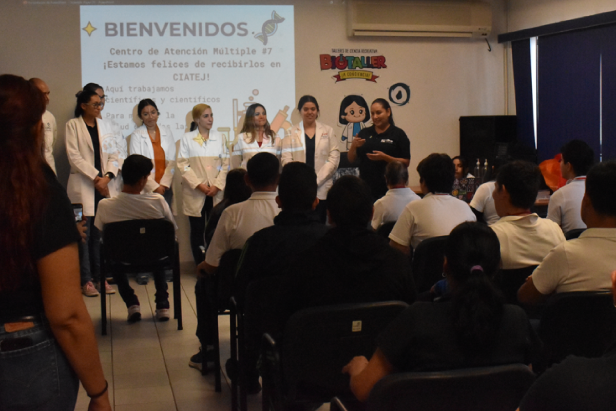 Ciencia para todas y todos: CIATEJ recibe a niñas y niños del CAM 7 y 8